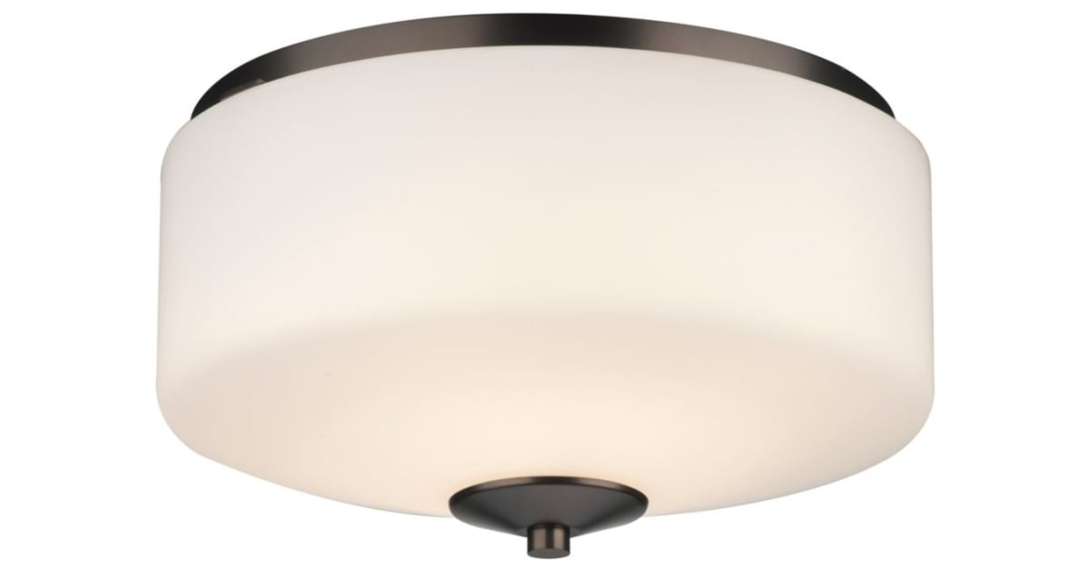 Forecast Lighting F602770U 11.5" Energy Efficient Two Light Flush Mount ...