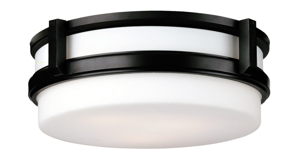 Forecast Lighting F611133 3 Light 14" Wide Flush Mount Ceiling Fixture ...