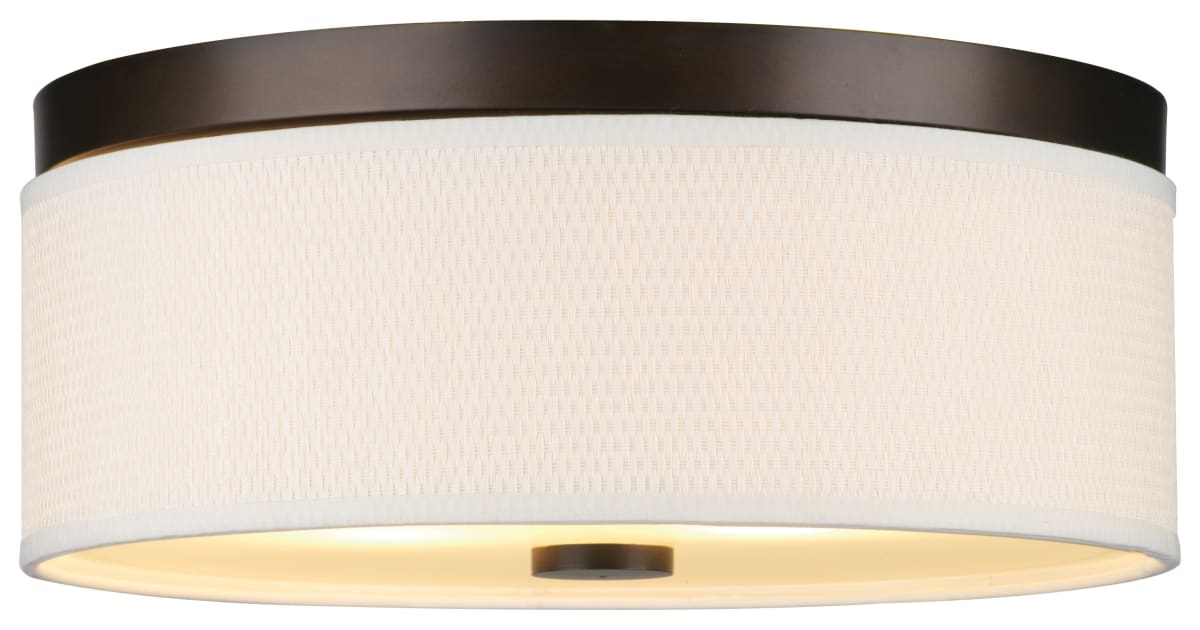 Forecast Lighting F615020 2 Light 14.88" Wide Flush Mount Ceiling ...