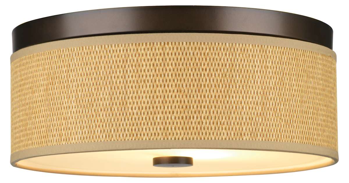 Forecast Lighting F615120 2 Light 14.88" Wide Flush Mount Ceiling ...