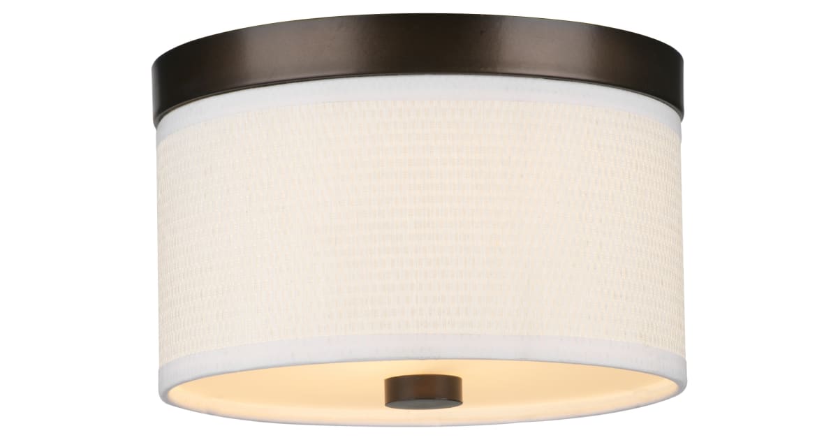 Forecast Lighting F615220 2 Light 10.25" Wide Flush Mount Ceiling ...