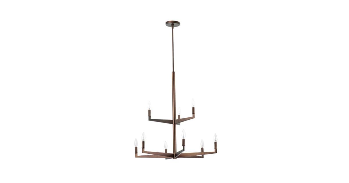Forecast Lighting FB185170NV 30.25" Two Tier Nine Light Chandelier from ...