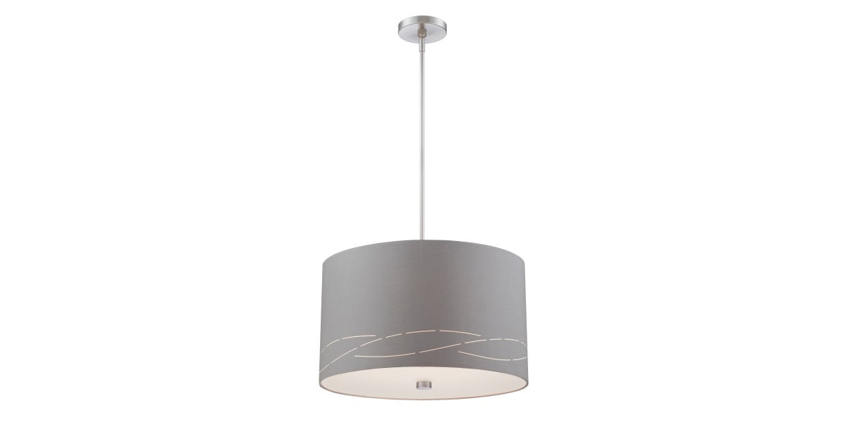 Forecast Lighting FC0006836 Silver Laser 3 Light Pendant | Ferguson Home