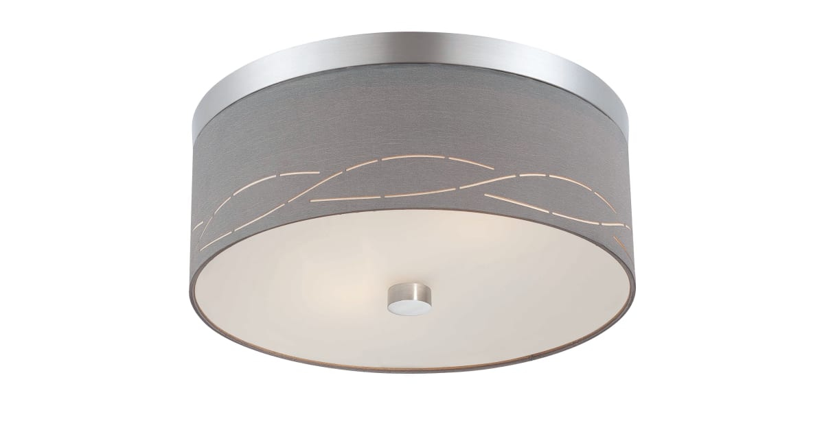 Forecast Lighting FE0003836 Silver Laser 2 Light Compact Fluorescent ...