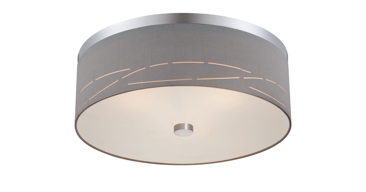 Forecast Lighting FE0004836 Silver Laser 2 Light Compact Fluorescent ...