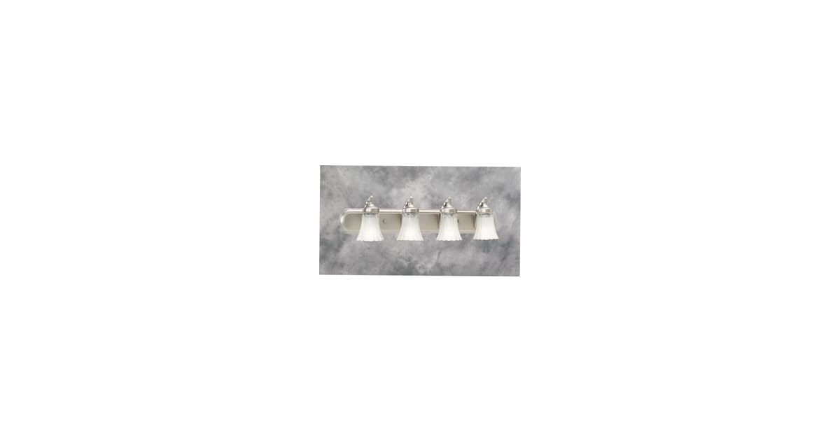 Forte Lighting 4 Light Bathroom Fixture from the Bath Collection ...