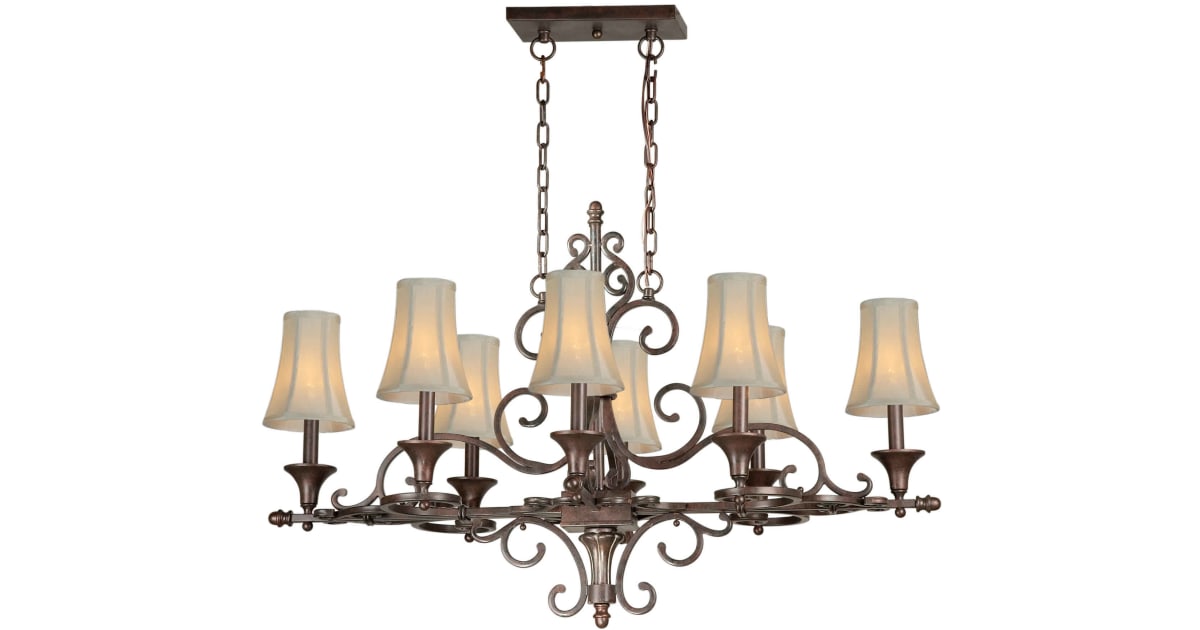Forte Lighting 2327-08-27 38Lx21W 8 Light Chandelier | Ferguson Home