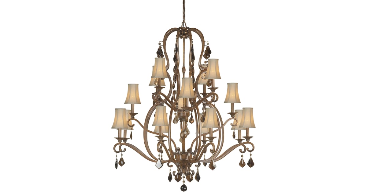 Forte Lighting 2484-16-41 42Wx46H 16 Light Chandelier | Ferguson Home