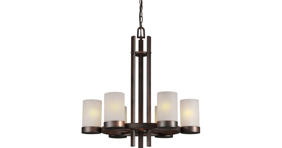 Forte Lighting 2548-06-32 6 Light 1 Tier Chandelier | Build.com
