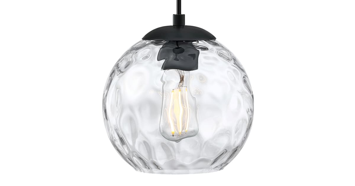 Forte Lighting 2769-01-04 Milo 8" Wide Mini Pendant with Globe Shade ...
