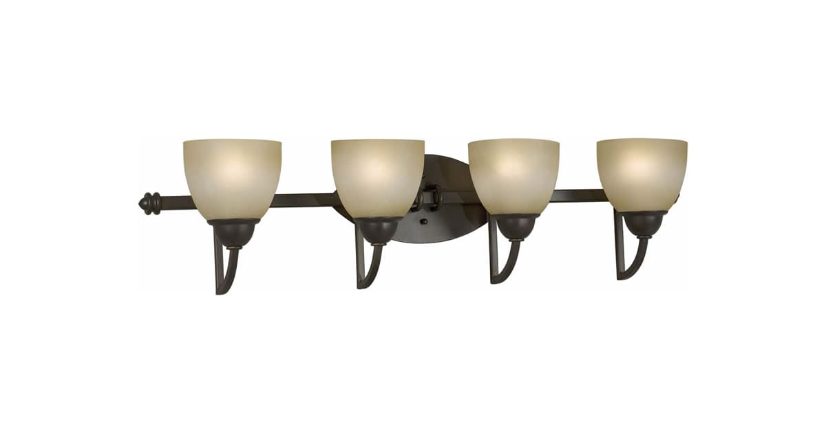 Forte Lighting 5106-04-32 Contemporary / Modern 34.5" Bathroom & Vanity ...