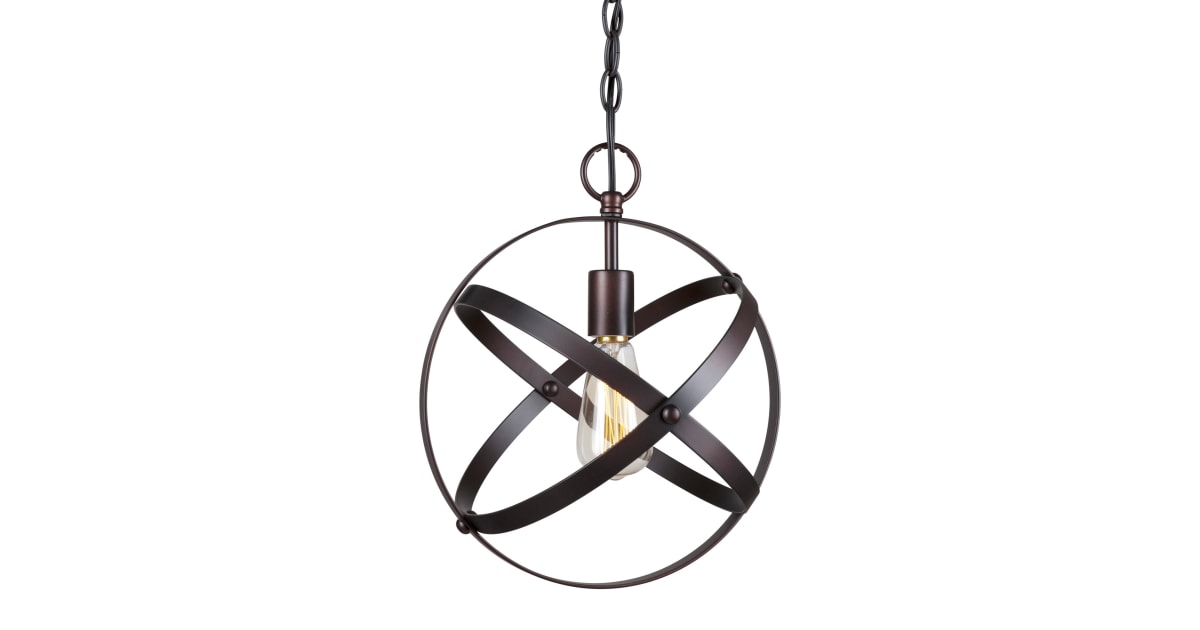 Forte Lighting 7094-01-32 Single Light 12" Wide Pendant | Build.com