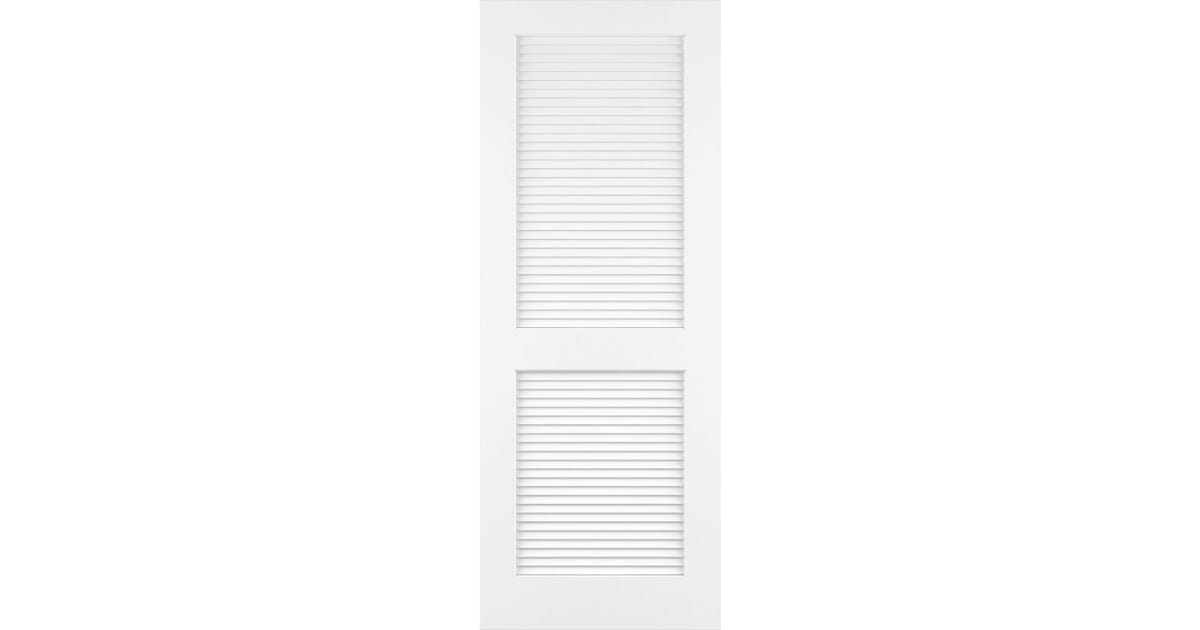 Frameport 3245632W Classic 36 Inch by 80 Inch Louver/Louver Interior ...