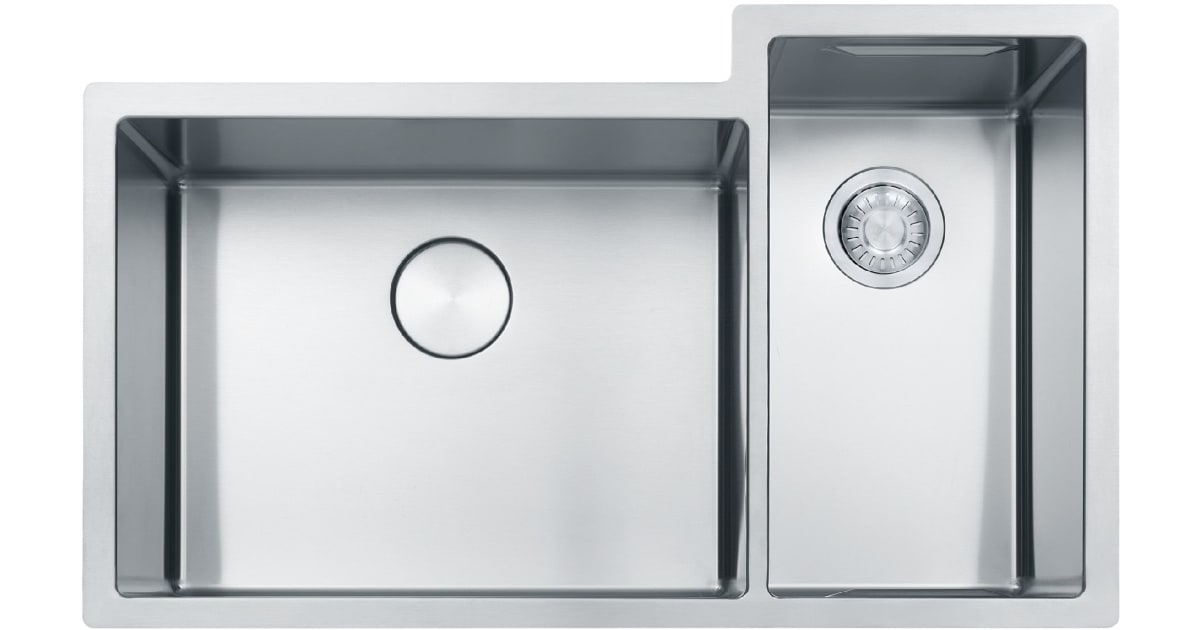 Franke CUX16021-W Culinary Center 35-3/16" Undermount Double Basin ...