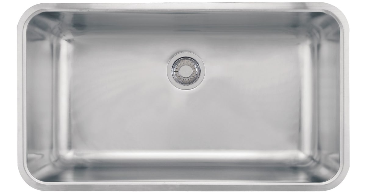 Franke GDX11031 Grande 32-3/4" Undermount Single Basin Stainless Steel ...