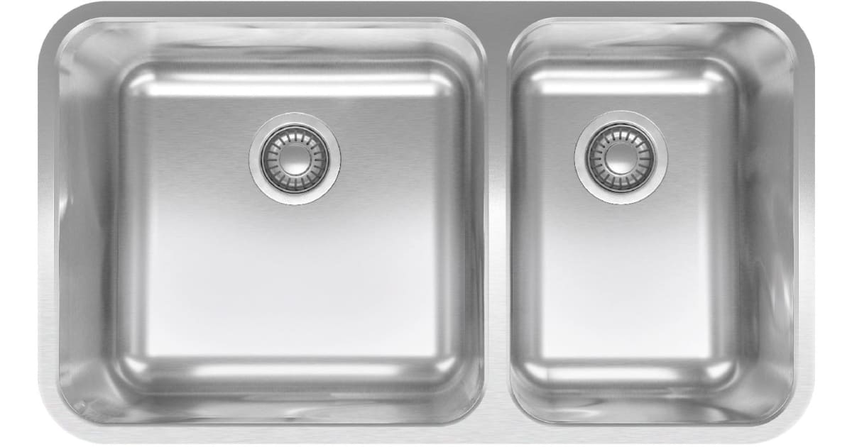 Franke GDX16031RH Grande 32-7/8" Undermount Double Basin Stainless ...