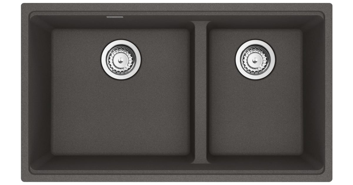 Franke MAG1601611LD-SLG-S Maris 31" Undermount Low Divide 60/40 Double ...