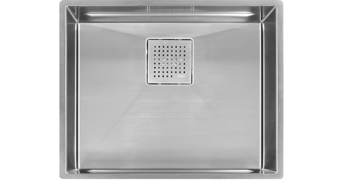 Franke PKX11021 Peak 22-13/16" Undermount Single Basin Stainless Steel ...