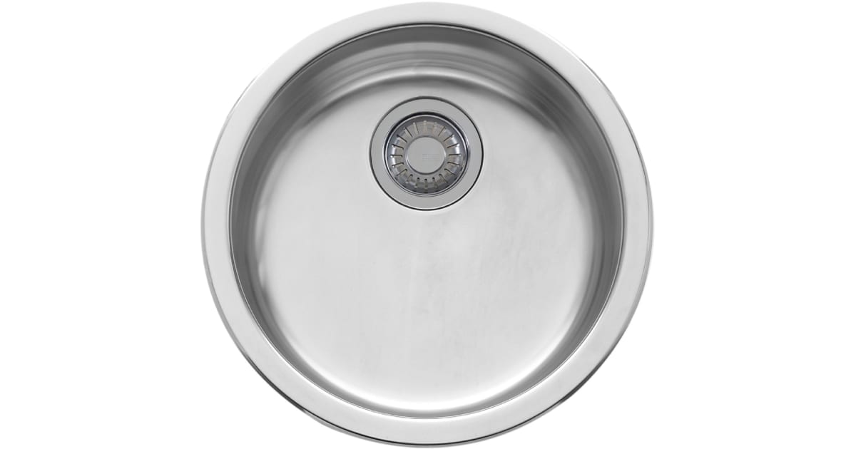 Franke RBX-110 Rotondo 17-1/8" Undermount Single Basin Stainless Steel ...