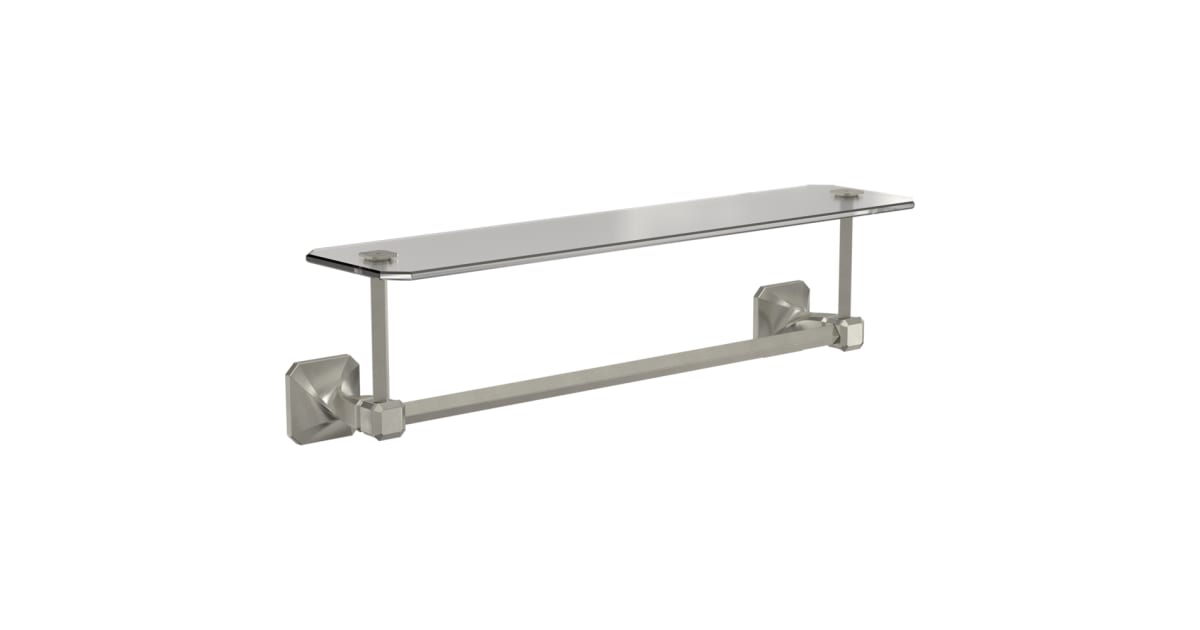 Franklin Brass NAP10-SN Napier 20-3/8" Towel Rack with Integrated Towel ...
