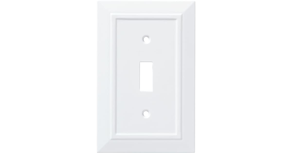 Franklin Brass W35241V-PW-C Classic Architecture Single Toggle Switch ...