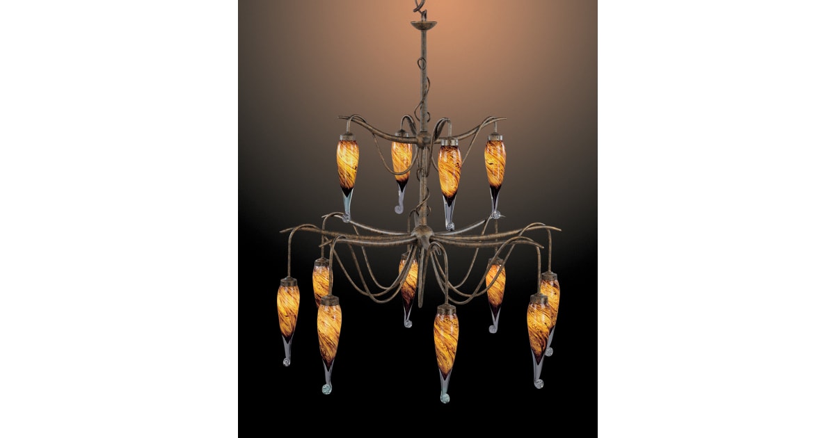 Fredrick Ramond 9182TO 12 Light Down Lighting Chandelier from the ...