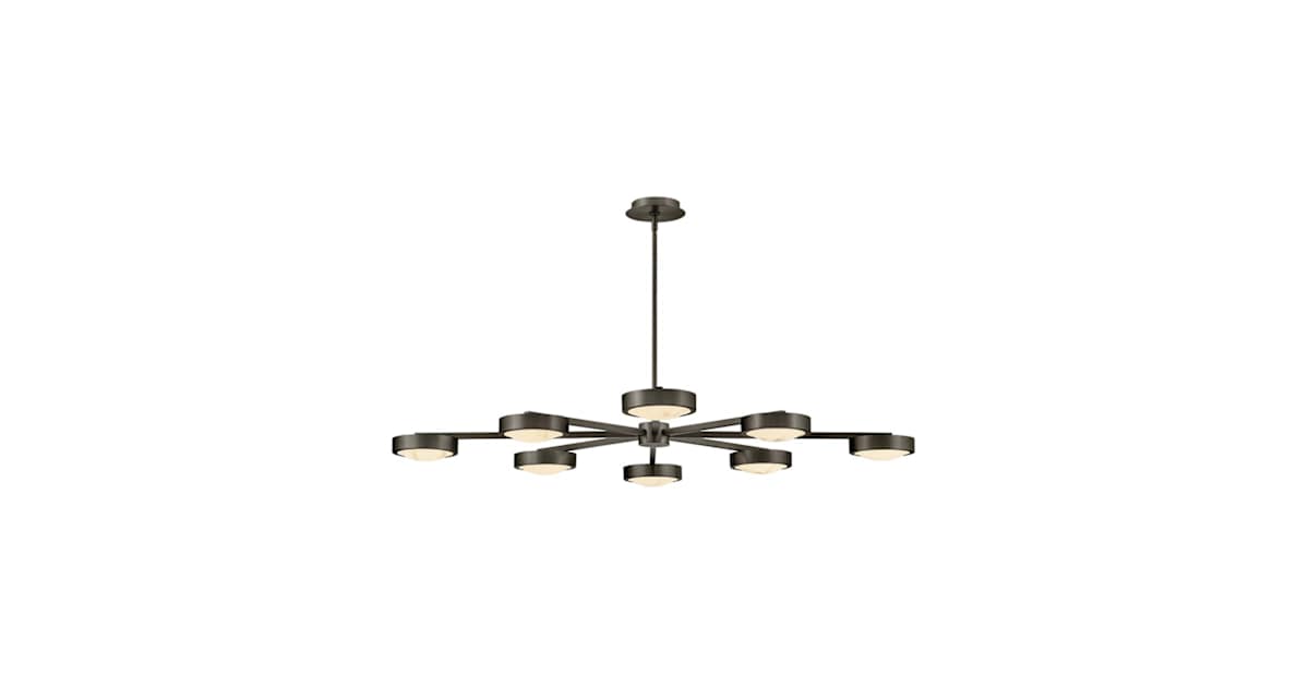 Fredrick Ramond FR31014BX Cava 50" Wide Semi-flush Ceiling Fixture ...
