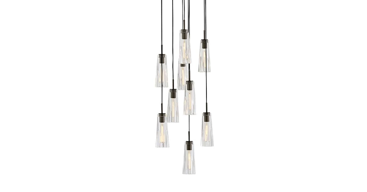 Fredrick Ramond FR31104BX-CL Cosette 9 Light 20" Wide LED Multi Light ...