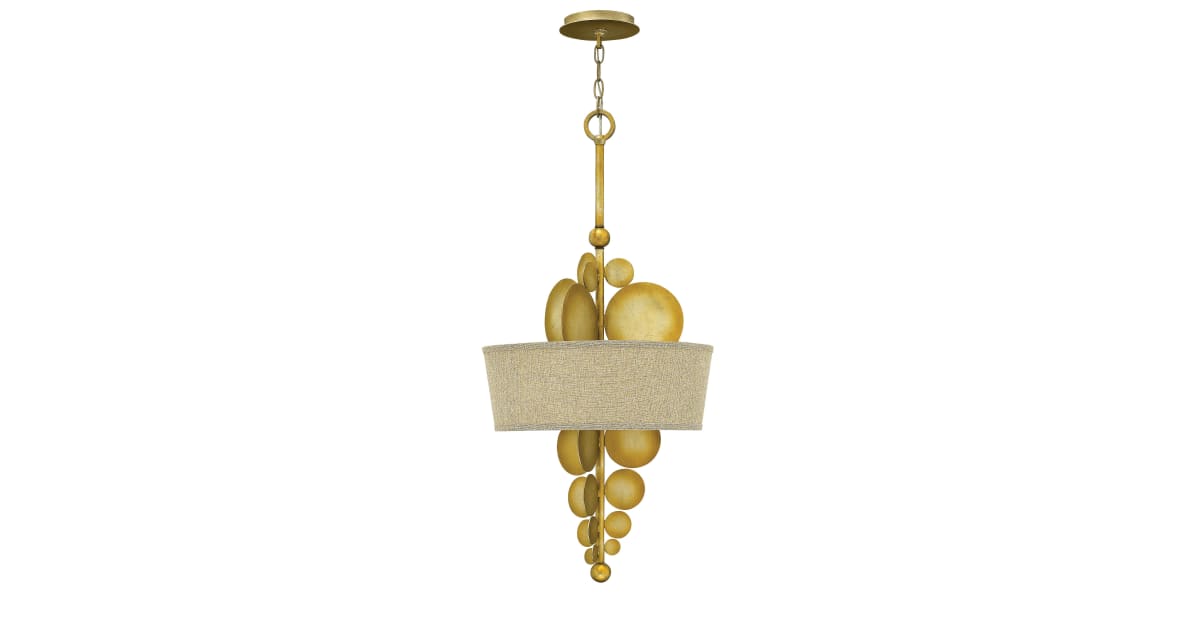 Fredrick Ramond FR31244SPG 3 Light Drum Pendant from the Barolo ...