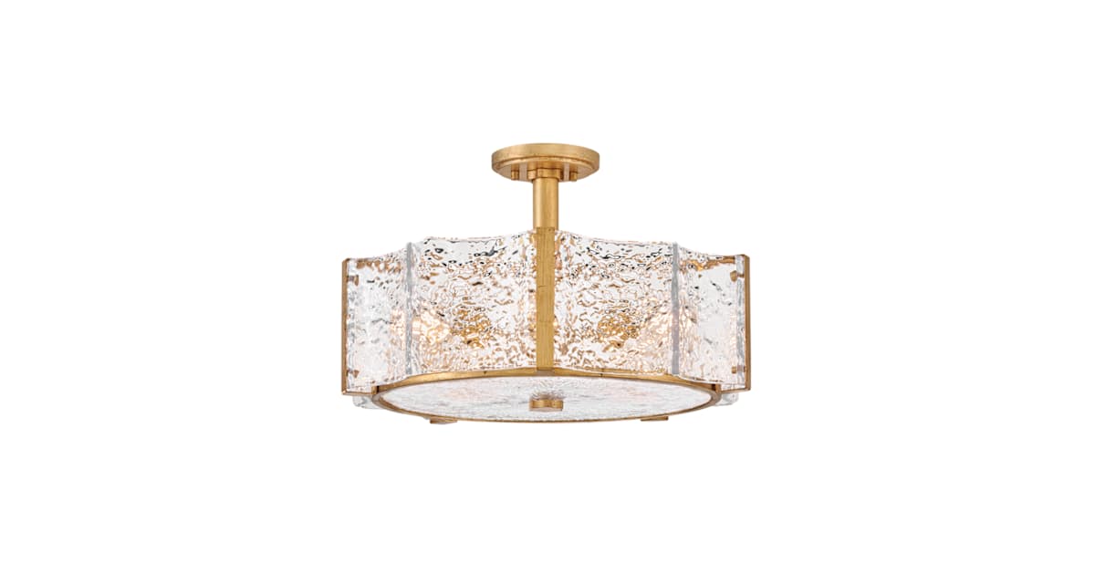 Fredrick Ramond FR41603DA Florian 5 Light 21" Wide Semi-flush Ceiling ...