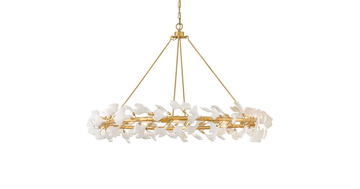 Fredrick Ramond FR41935DG Audra 8 Light 48" Wide Ring Chandelier ...