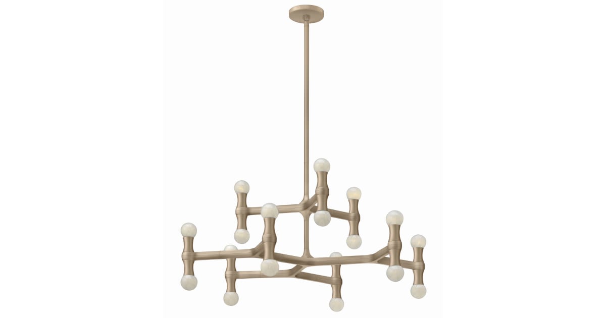 Fredrick Ramond FR41948CPN Karma 18 Light 30-3/4" Wide Chandelier | Ferguson Home