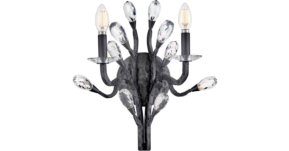 Fredrick Ramond FR46802BGR Eve 2 Light 16" Tall LED Wall Sconce ...