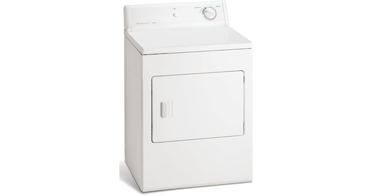 Frigidaire FGR311FS Gas Dryer with 5.7 Cu Ft XL Capacity, 3 Cycles ...