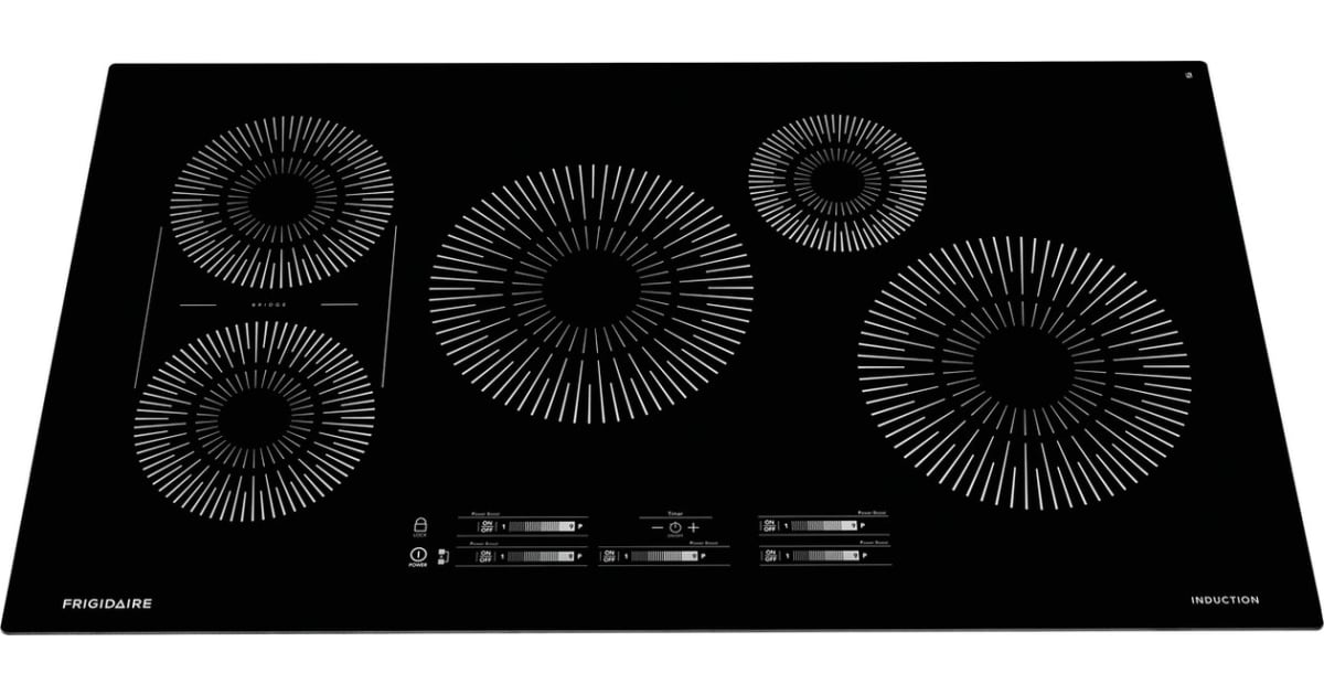 Frigidaire FCCI3627AB 36 Inch Wide 5 Burner Electric Cooktop with ...