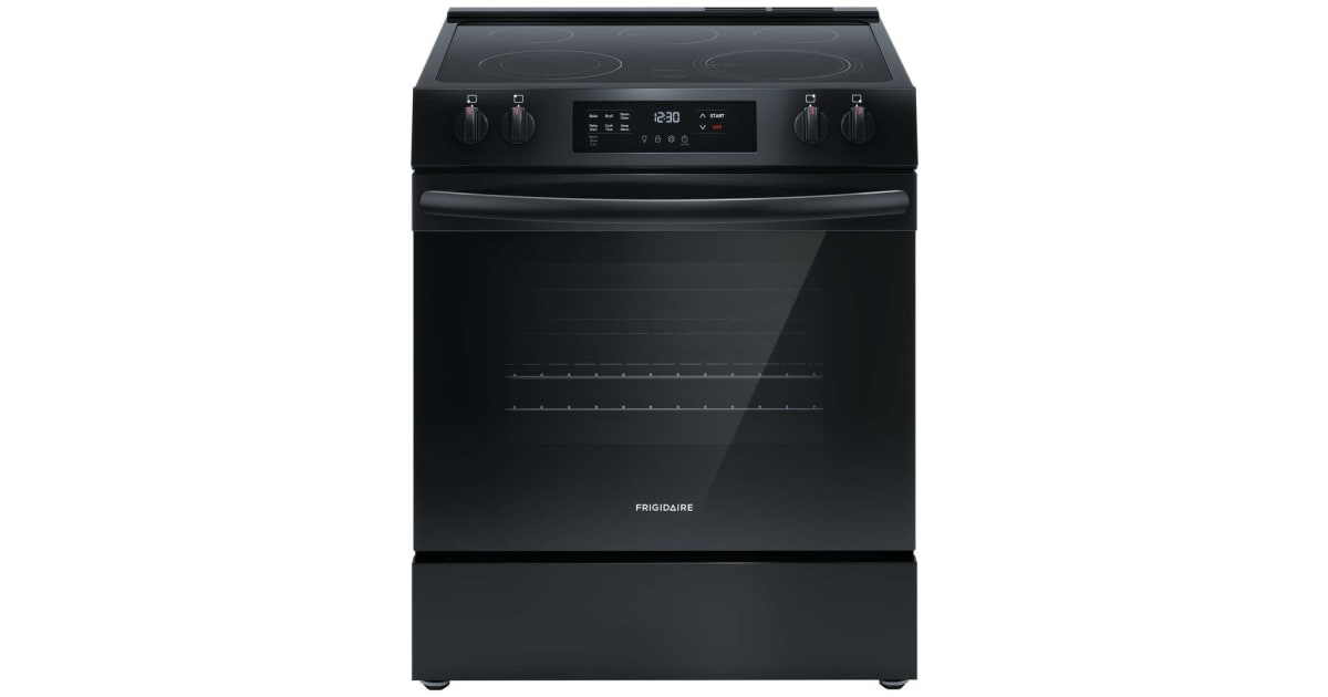 Frigidaire FCFE3062AB 30 Inch Wide 5.3 Cu. Ft. Electric Range with ...