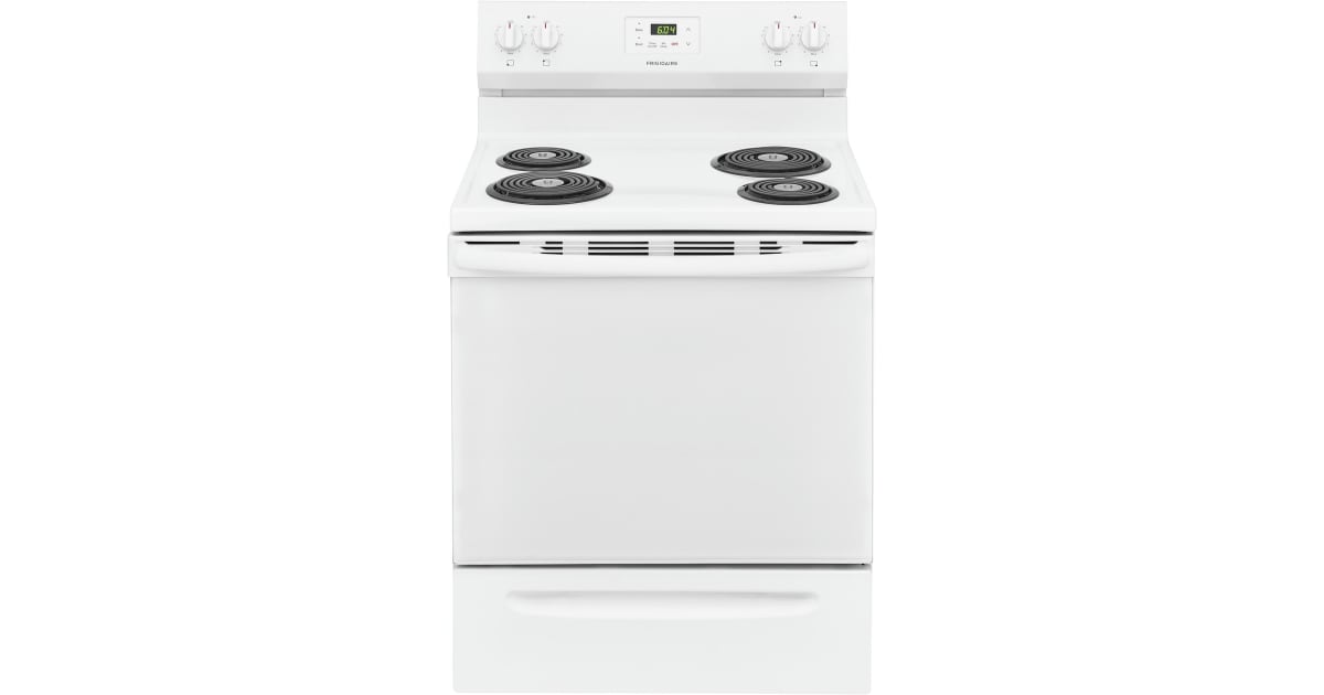 Frigidaire FCRC3005AW 30 Inch Wide 5.30 Cu. Ft. Free Standing Electric ...