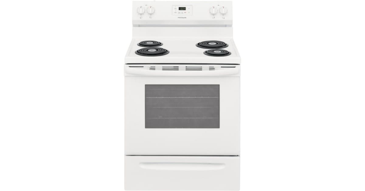 Frigidaire FCRC3012AW 27 Inch Wide 4.5 Cu. Ft. Front Load Washer and 7. ...