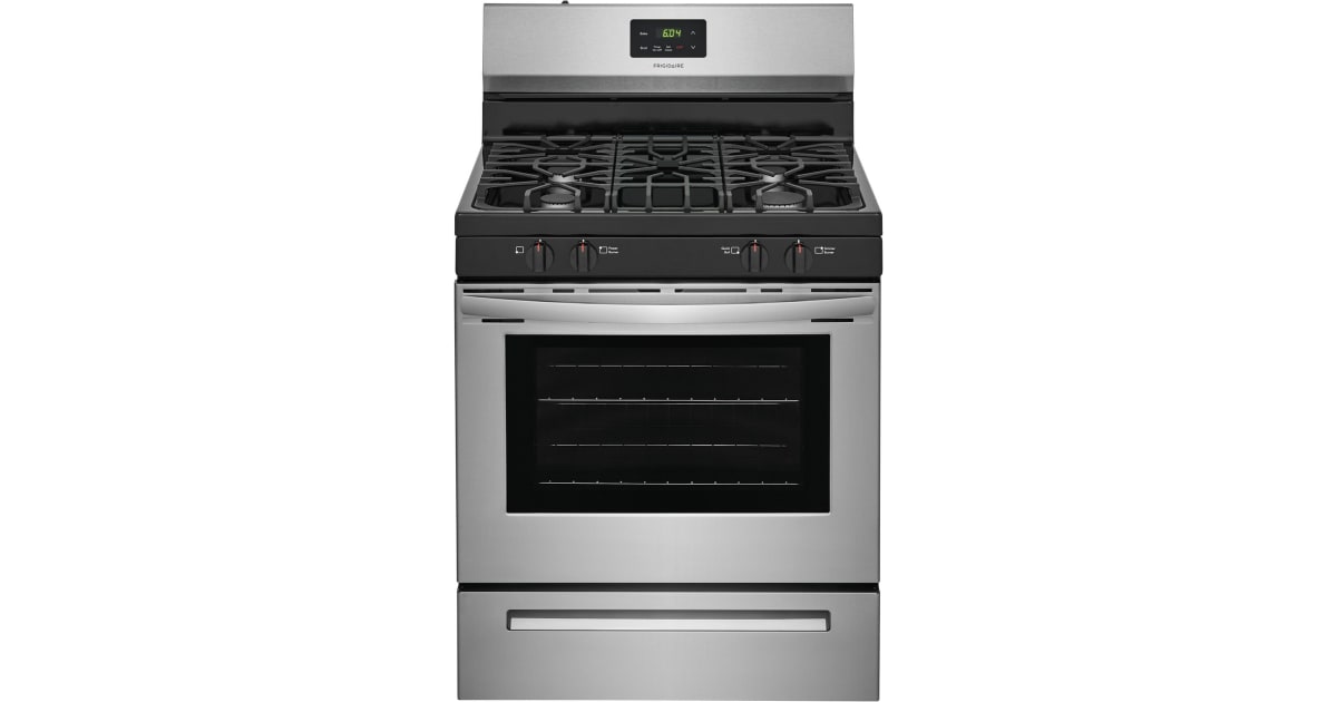 Frigidaire FCRG3051AS 30 Inch Wide 5 Cu. Ft. Free Standing Gas Range ...