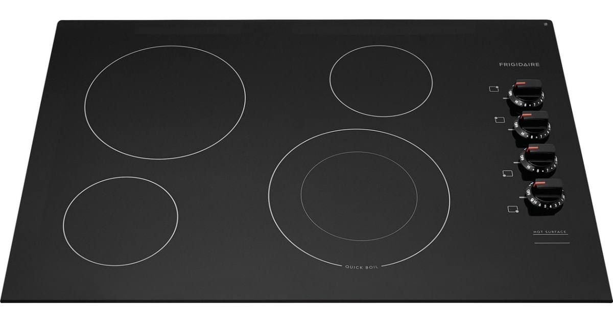 Frigidaire FFEC3025UB 31 Inch Wide 4 Burner Electric Cooktop | Ferguson ...