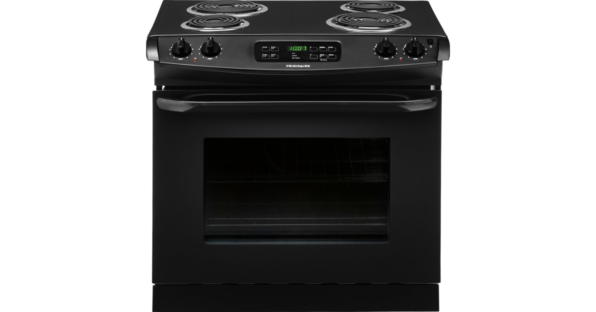 Frigidaire FFED3015PB 30 Inch 4.6 Cu. Ft. Drop-In Electric Range with ...