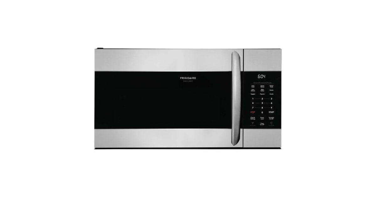 Frigidaire FGMV17WNVF Gallery 1.7 Cu. Ft. Over the Range Microwave ...