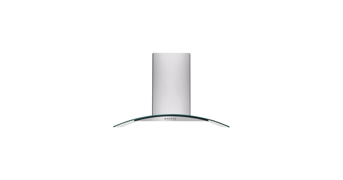 Frigidaire FHWC3060LS 400 CFM 30 Inch Wide Glass Canopy Wall Mounted ...