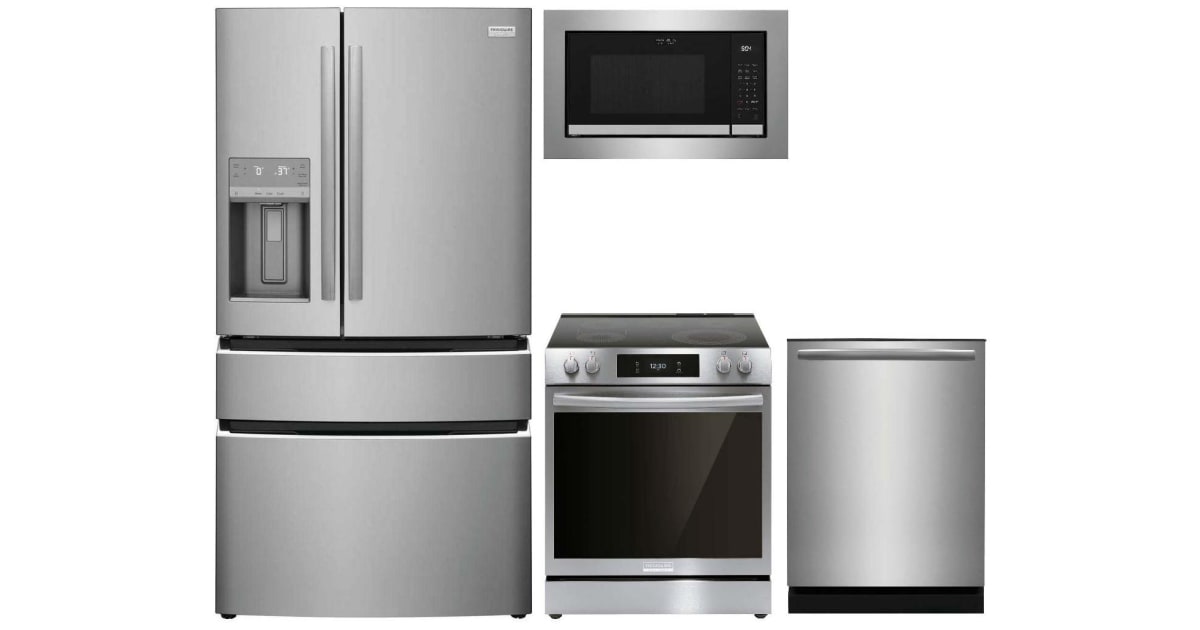 Frigidaire GALLERY-4PIECE-ELECTRIC-SLIDE-IN Gallery Four Piece Kitchen ...