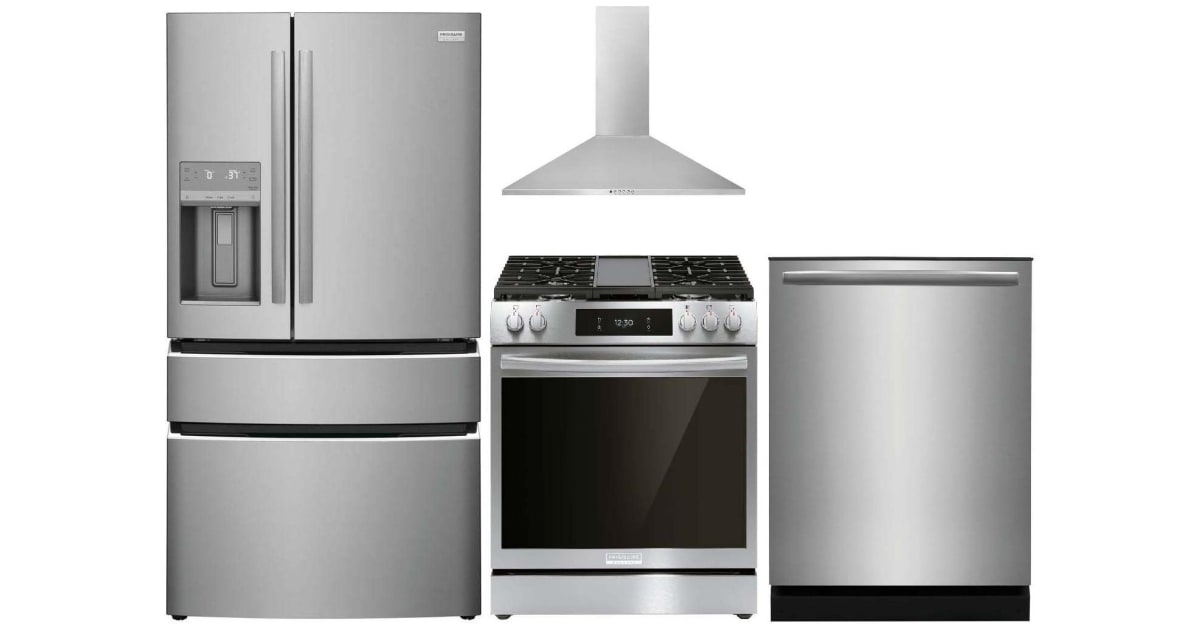 Frigidaire GALLERY-4PIECE-GAS-SLIDE-IN Gallery Four Piece Kitchen ...