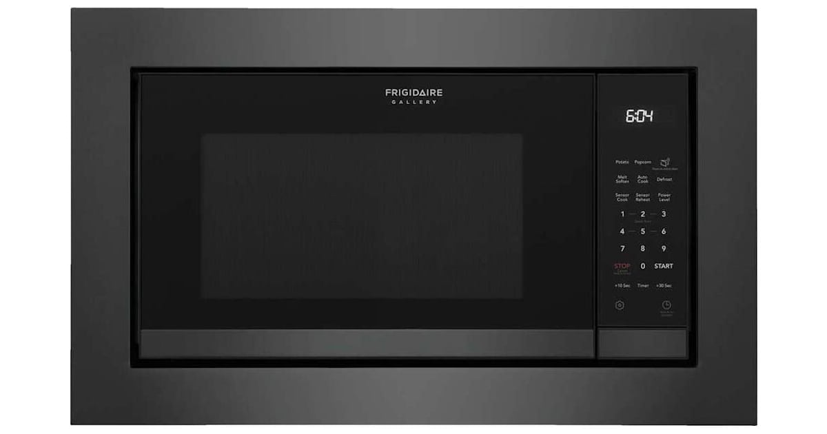 Frigidaire GMBS3068BD Gallery 25 Inch Wide 2.2 Cu. Ft. 1100 Watt Built ...