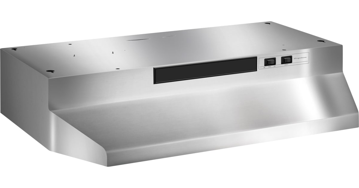 Frigidaire 36" 190 CFM Overhead Range Hood with 2 Fan Speeds and 6.54 ...