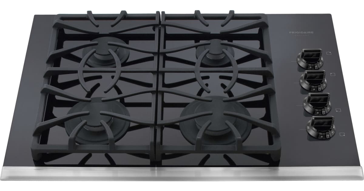 Frigidaire FGGC3065KB 30" Gas Cooktop with Ceramic Glass Top, Quick ...