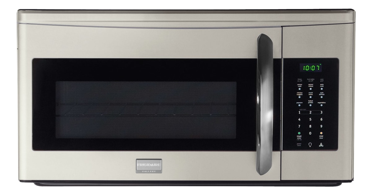 Frigidaire FGMV174KM 1.7 Cubic Foot 1000 Watt Over-The-Range Microwave ...