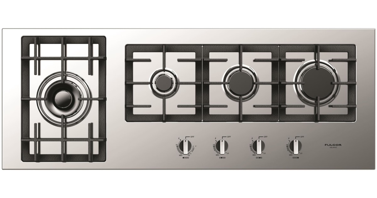 Fulgor Milano F4GK42S1 400 Series 42 Inch Wide 4 Burner Liquid Propane ...